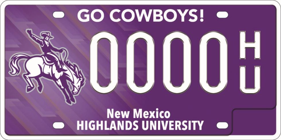 Collegiate Plates | Motor Vehicle Division NM